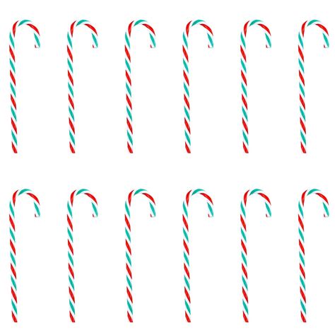 12pcs Decorative Candy Cane Hanging Candy Cane Dec Vicedeal