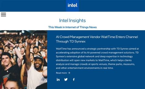 Zack K On Linkedin Waittime Tdsynnex Intel Ai Computervision