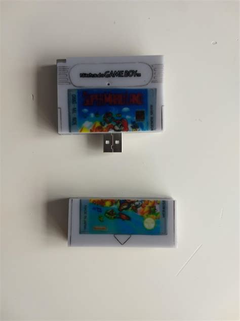 We Had To Make A USB Case For A Design And Technology Project So I Made A Gamebabe Cartridge