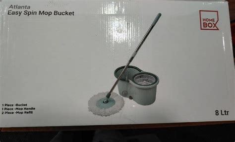 Home Box Spin Mop 8liters With Ss Winger Furniture And Home Living