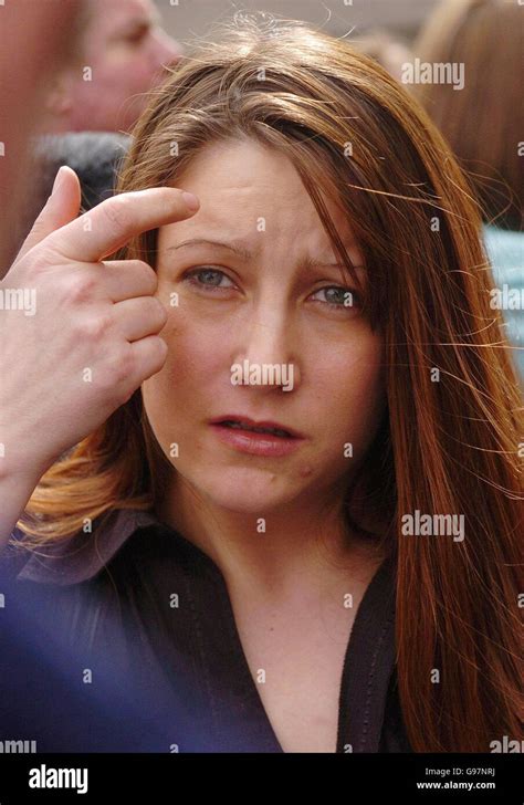 Anna Aston From Derbyshire The Widow Of Corporal Michael Aston Is Interviewed By A Journalist