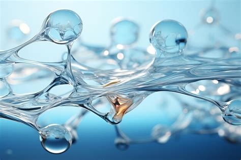 Premium Ai Image Water Scene Floating Objects In Stylish Form