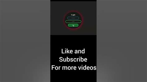 Responsive Login Page Coding Webdesign Htmlcss Webdevelopment Html