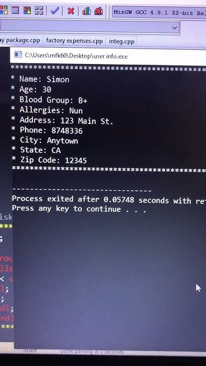 Printing Info Card Ccoders Codemasters Codinglife Codingninja Codelife Coding Code Cpp