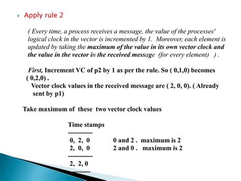 Vector Clock Algorithm Pptx