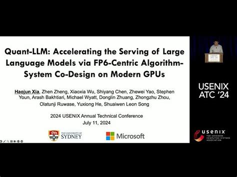 free video quant llm accelerating large language model serving via fp6 centric algorithm