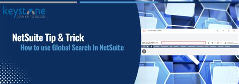 netsuite tip and trick how to use global search keystone business services