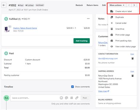 How To Create A Shopify Return ReturnZap