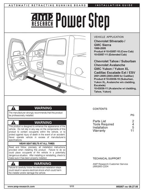 Amp Power Step Wiring Diagram