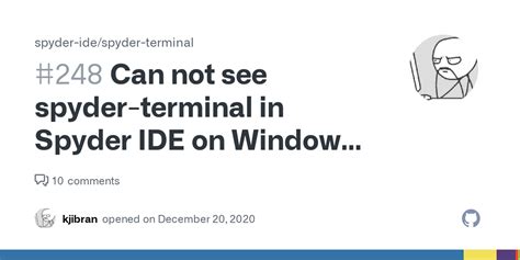 Can Not See Spyder Terminal In Spyder Ide On Windows 10 · Issue 248 · Spyder Idespyder