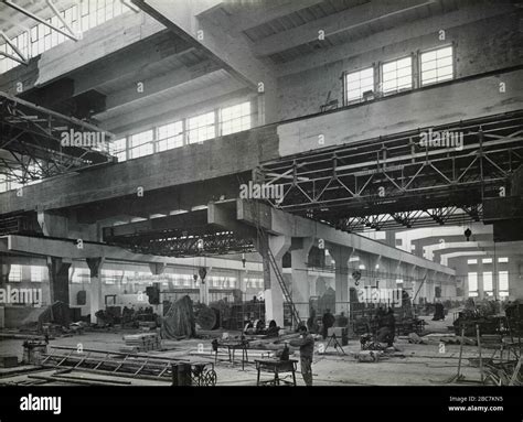 Workers At The Assembling Department Inauguration Of The Sovietic Steel Plant Stalin