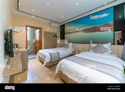 Modern Hotel Interior Design Stock Photo Alamy