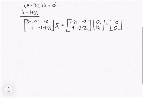 determine all eigenvalues and corresponding eigenvectors of the given