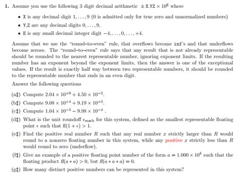 solved assume you use the following 3 digit decimal