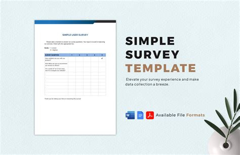 Free 48 Examples Of Survey Forms In Ms Word Pdf