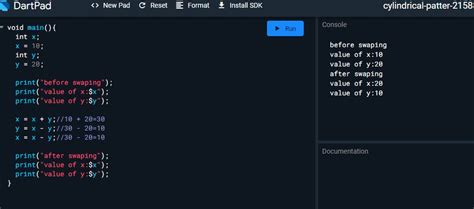 Dart Dartpad Programming Muhmmad Ilyas