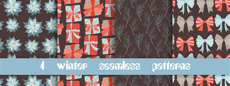 메리 크리스마스 새해 복 많이 받으세요 인사말 카드 포장지에 대한 다양한 요소와 함께 완벽한 패턴 완벽 한 겨울 패턴 벡터 일러스트 레이 션 겨울에 대한 스톡 벡터 아트 및