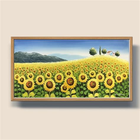 돈들어오는그림 번창번영 해바라기그림 풍수액자 20호 이랜드몰