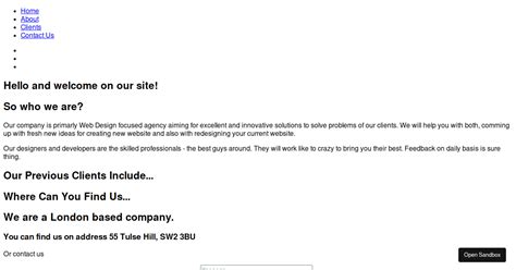 Javascript Codesandbox