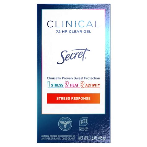 Secret Clinical Strength 72-Hour Antiperspirant & Deodorant Stick ...