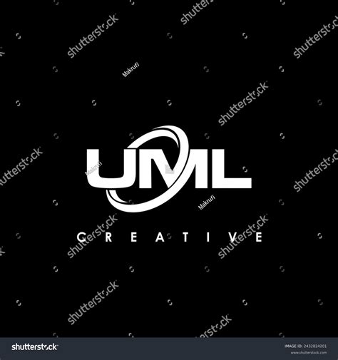 Uml Letter Initial Logo Design Template Stock Vector Royalty Free 2432824201 Shutterstock