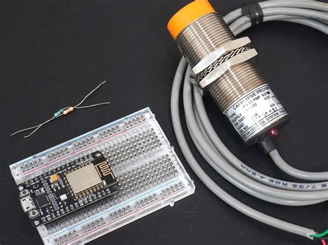 Capacitive Proximity Sensor Interfacing With NodeMCU NodeMCU