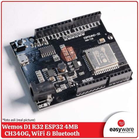 Jual Wemos D1 R32 Esp8266 Wemos D1 R32 Esp32 Wifi Bluetooth Di Seller Easyware Electronics