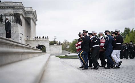 Capitol Police Officer William Billy Evans Lies In Honor Npr