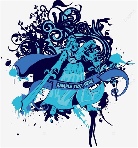 Tee Vector Hd Png Images Vector Illustration Floral Tee Flower Tee