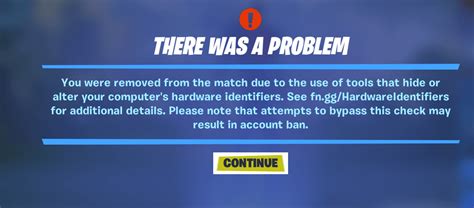 Fortnite Error Kick Hardwareidentifiers R Fortnitebr