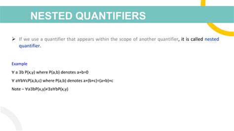 Lesson 4 Predicate Logic And Quantifierspptx