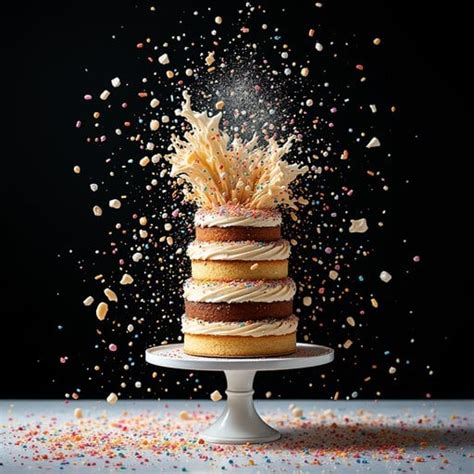 Free Exploding Cake Magic Image Download At Stockcake