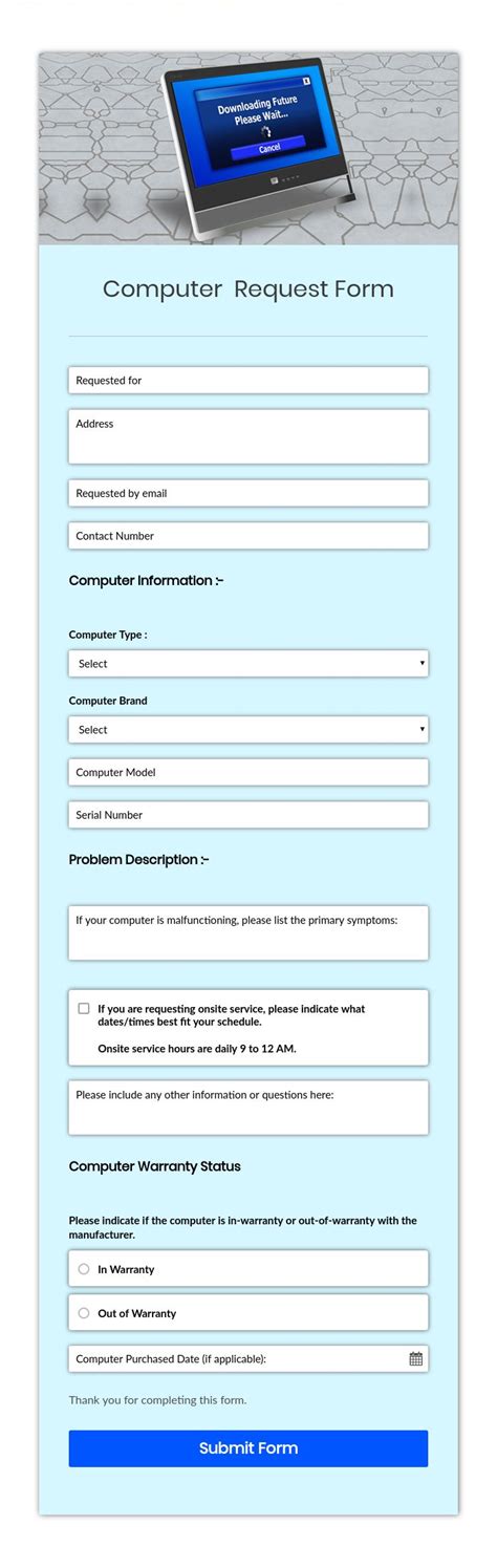 Top Service Form Templates Create Your Online Form Now FormGet