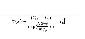 How Do I Calculate Heat Flow Per Unit Time In A Pipe After Generation The Temperature Profile