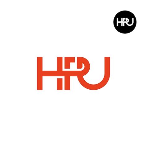 Premium Vector Hpu Logo Letter Monogram Design