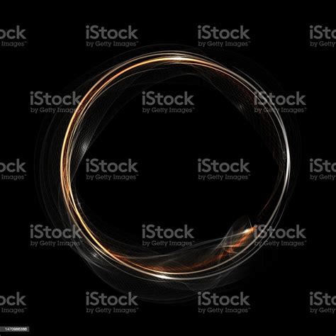 격리된 추상 원형 프레임 검은색 배경에 흰색 얇은 명주 그물 0명에 대한 스톡 벡터 아트 및 기타 이미지 0명 1위 가장자리 Istock