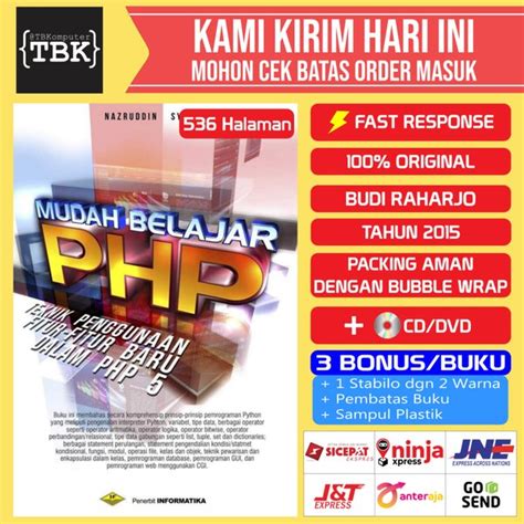 Jual Buku Php Dan Mysql Di Lapak Toko Buku Komputer Bukalapak