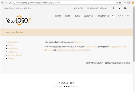 Jewellery Online Shopping Store ADMINISTRATOR PANEL Secure Any Cloud