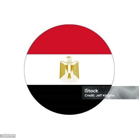 이집트 국기 버튼은 중동 또는 북아프리카 푸시 버튼 컨셉을 위해 고립된 흰색으로 둥글게 처리되었습니다 0명에 대한 스톡 벡터 아트 및 기타 이미지 Istock