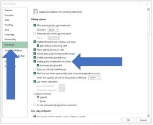 The Autocomplete Option In Excel Dedicated Excel