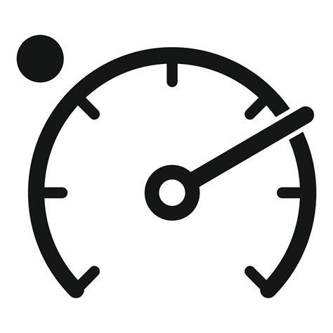 Speed Dashboard Icon Simple Vector Car Service 15151741 Vector Art At
