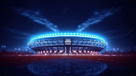 야간 일루미네이션 화려한 조명 디스플레이 경기장 축구 경기장 스포츠 경기장 배경 일러스트 및 사진 무료 다운로드 Pngtree