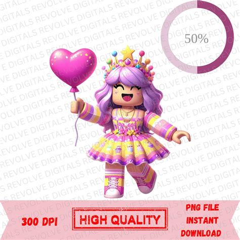 Roblox Girls Png Images Digital Download Roblox Png Png Instant