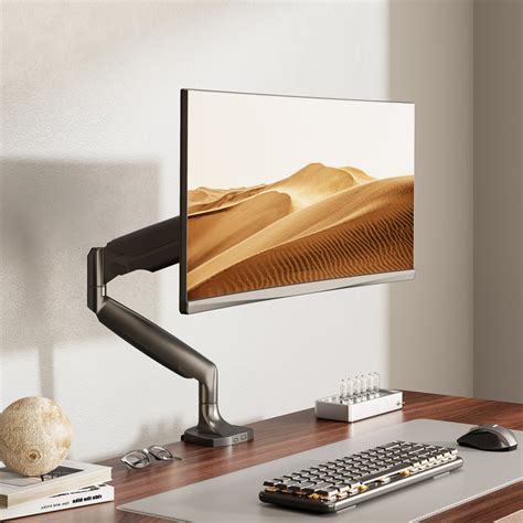 루나랩 모니터암 거치대 32인치 베사홀 하디 싱글 모니터암 Luna Lab