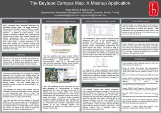 The Beytepe Campus Map A Mashup Application Scientific Poster For