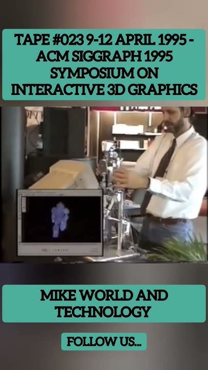 Tape 023 9 12 April 1995 Acm Siggraph 1995 Symposium On Interactive