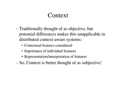 Ppt Dynamic Context Aware Systems In Distributed Environments A New Perspective Powerpoint