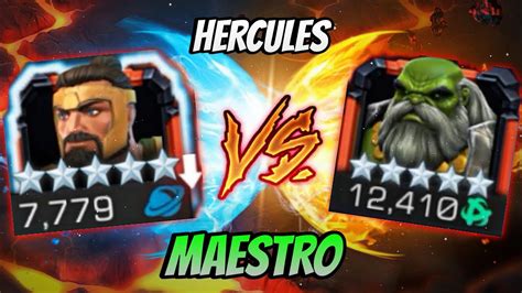 Hercules Vs Maestro 😧🔥 Mcoc Youtube