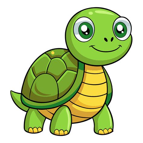 Cute Cartoon Turtle Clipart Free Png Svg Vector