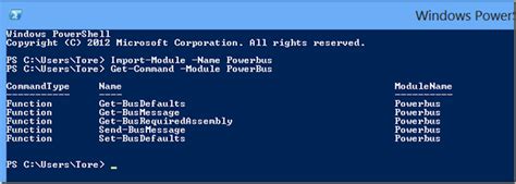 Powerbussending And Receiving Servicebus Messages From Powershell